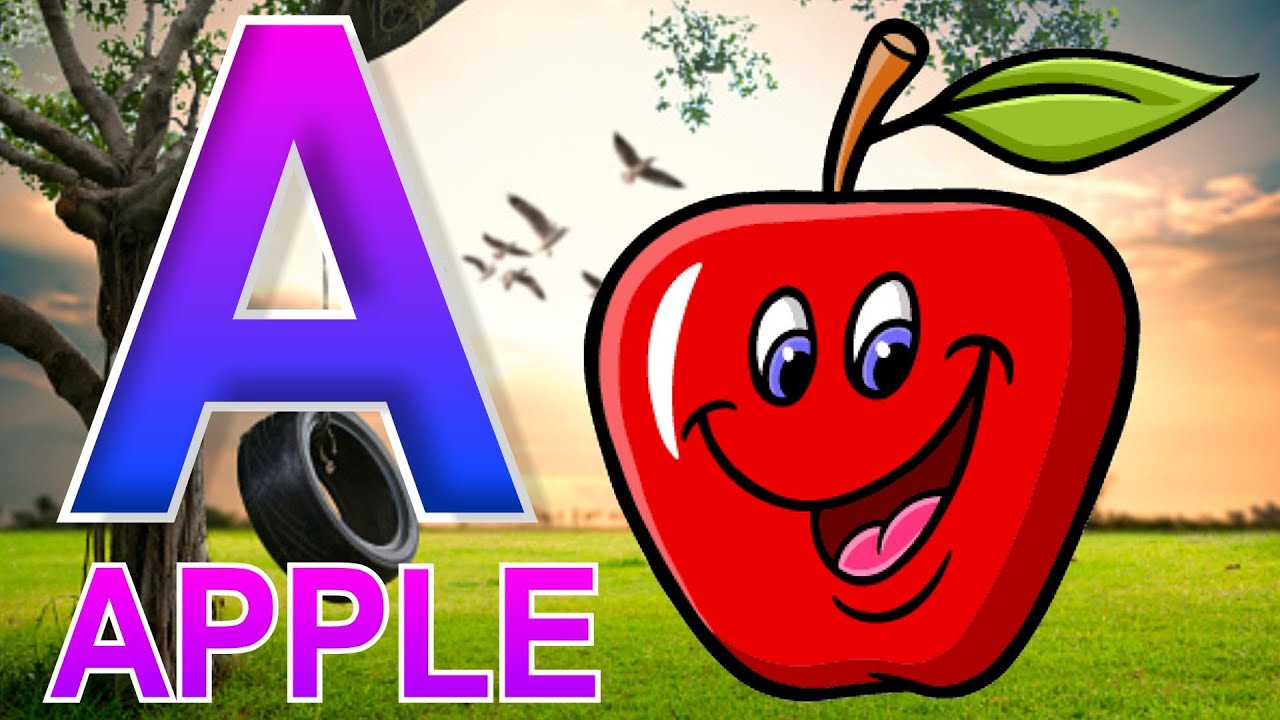 A for apple b for ball, abcd, phonics song, hindi varnamala, a se anar ...