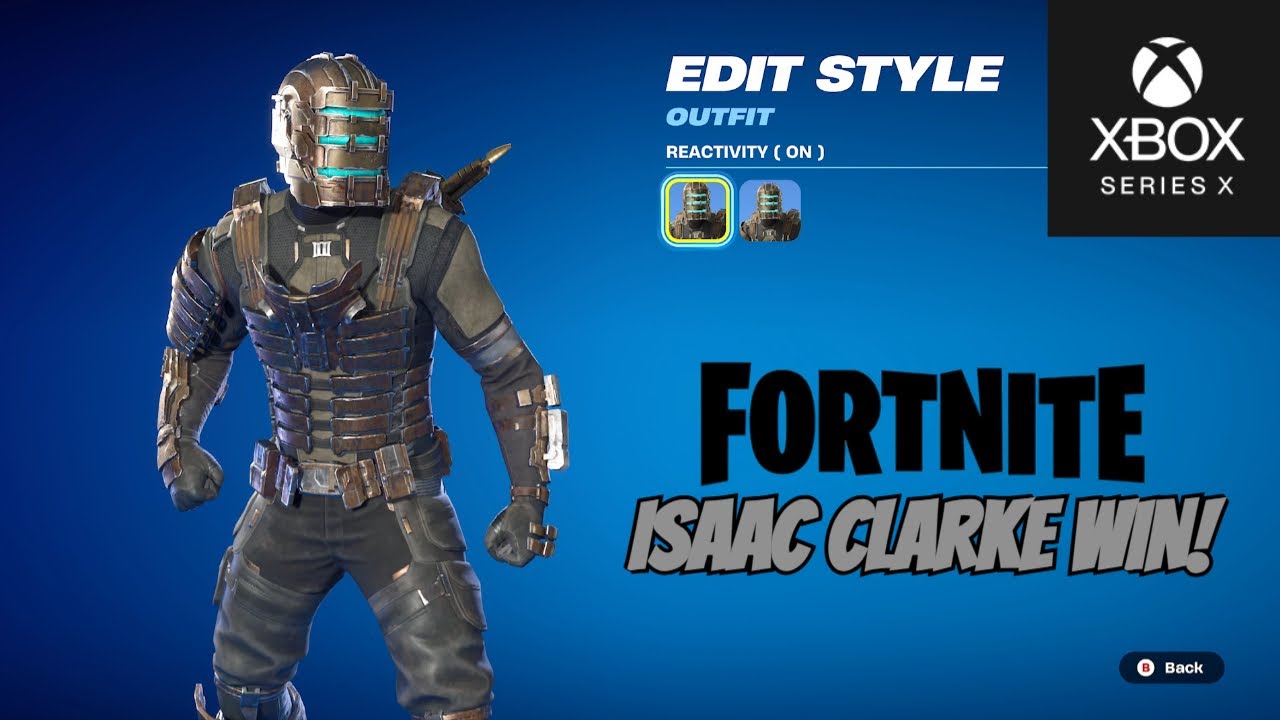 FORTNITE ISAAC CLARKE WIN! XBOX CHAPTER 6 SEASON 2 - YouTube