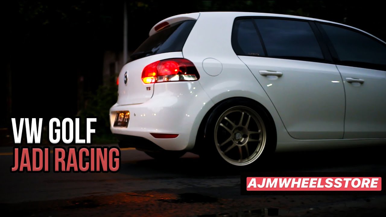 VW GOLF GANTI VELG RACING HART CP035 // AJMWHEELSSTORE - YouTube