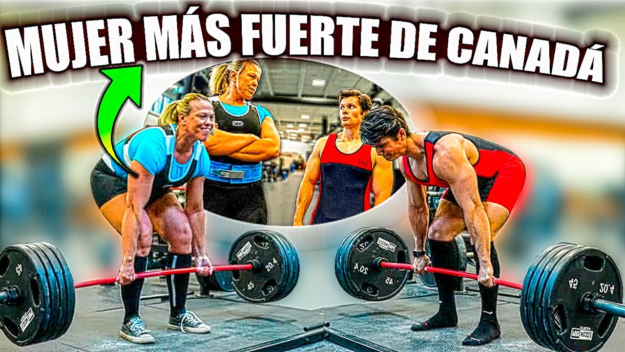LA MUJER MAS FUERTE DE CANADA VS HOMBRE DE GIMNASIO QUIEN ES MAS FUERTE ...