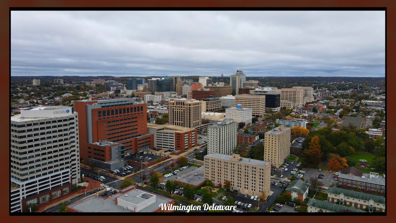 Flying Over Wilmington DE (Drone Footage) - YouTube