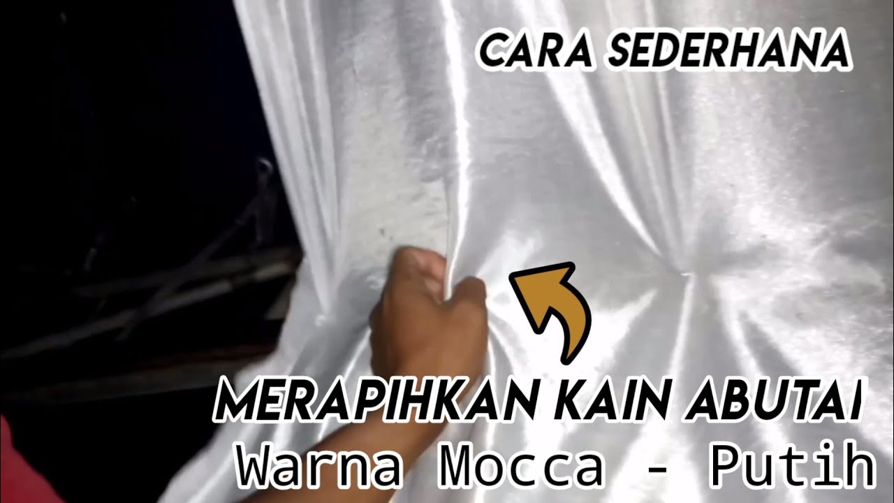 Dekorasi Hajatan!!!Cara Membuat Lipatan Kain - YouTube