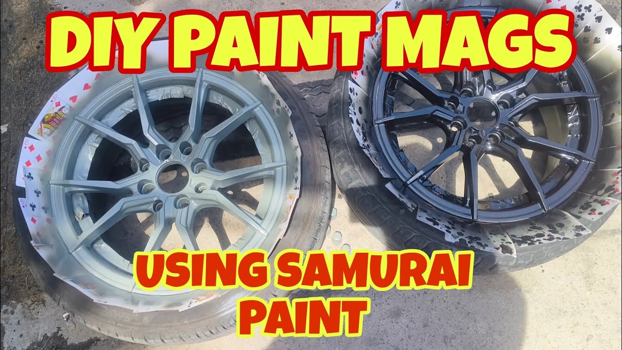 HOW TO PAINT MAGS USING SAMURAI PAINT/ PAANO MAG DIY PAINT/ DIY PAINT ...