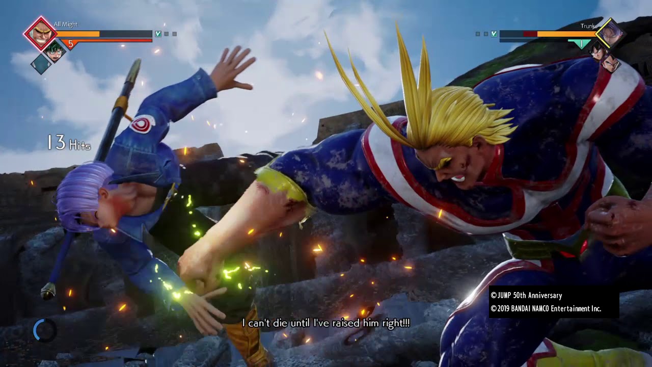 Jump force All might gameplay - YouTube