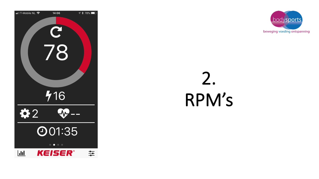 Het gebruik van de app Keiser M series - YouTube