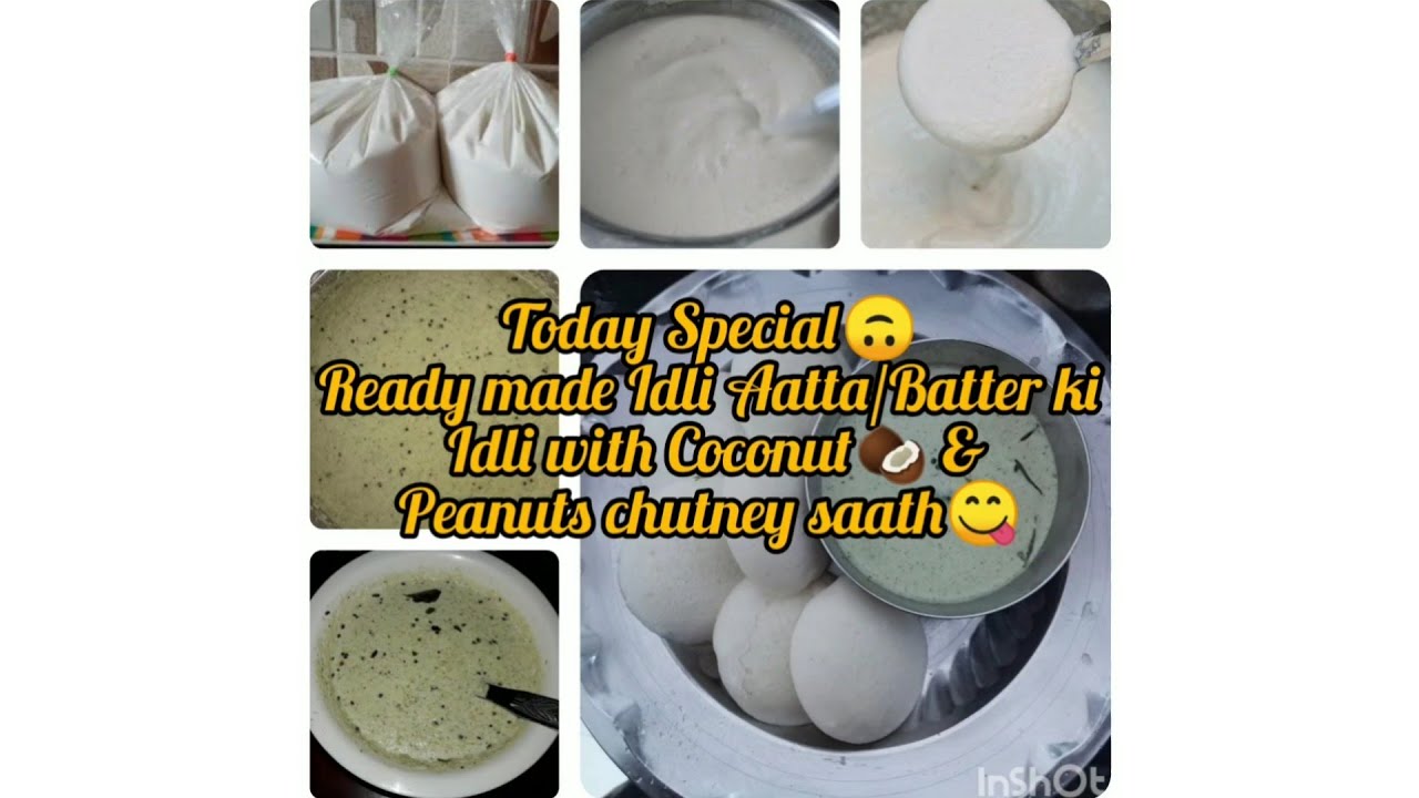 Sunday Special Ready Made Idli Atta Idli Recipe | How to make idli ...