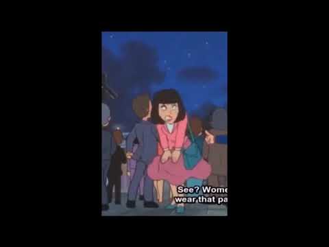 Skirt flip scene - Miss Machiko (まいっちんぐマチコ先生) (E61, 1982)