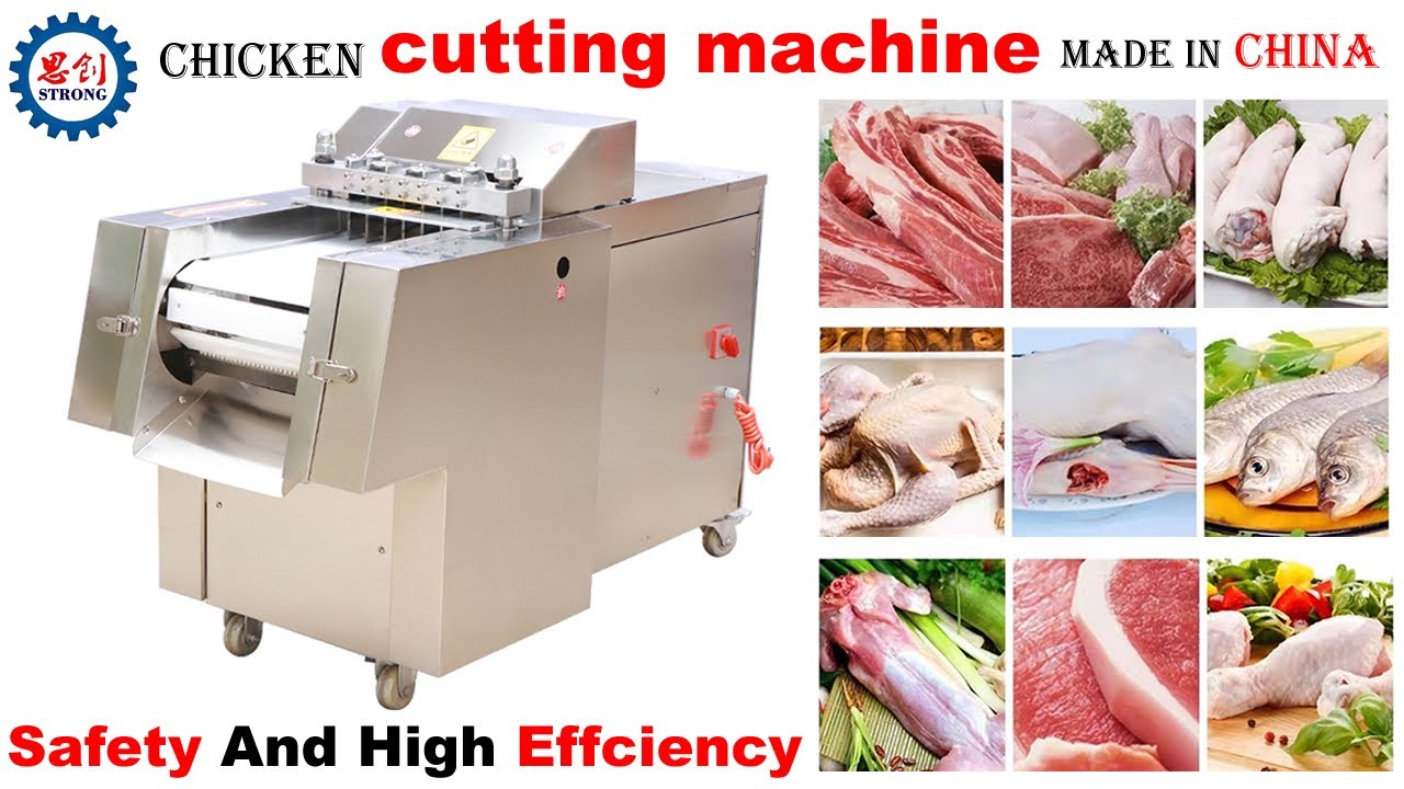 Fish Cutter Rib And Chicken Nugget Cutting Machine - YouTube