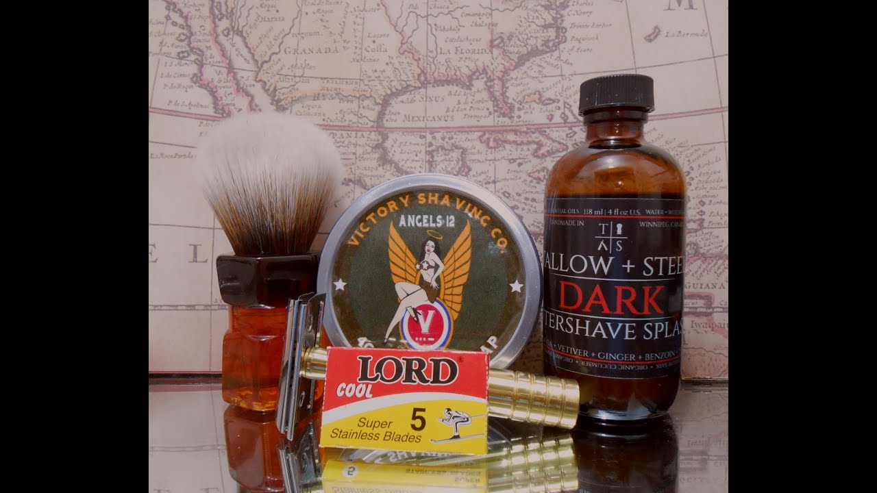 WCS Lithe, Victory Shaving Angels 12 and Tallow & Steel Dark aftershave ...