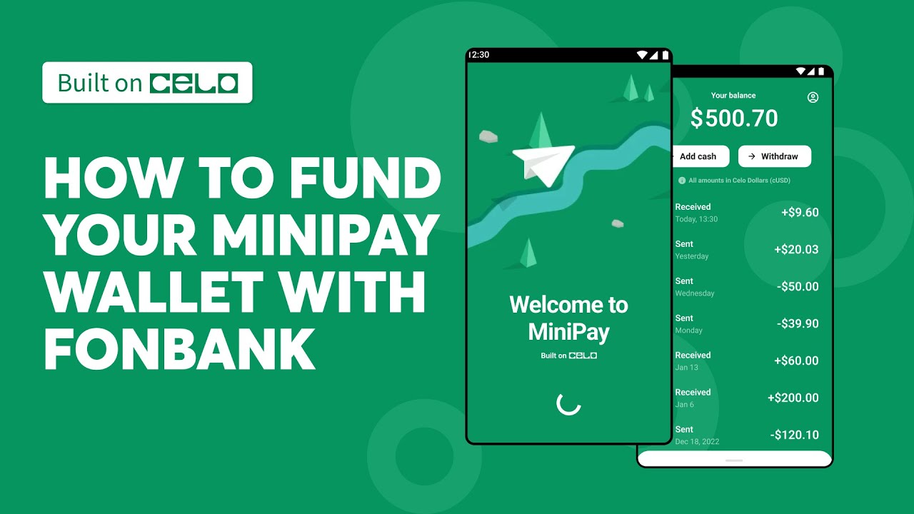 How to fund your MiniPay wallet using Fonbank - YouTube