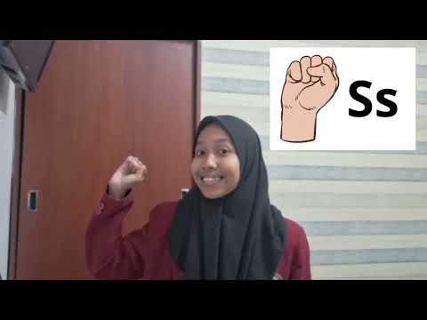 Pengenalan Abjad Menggunakan Bahasa Isyarat SIBI - YouTube