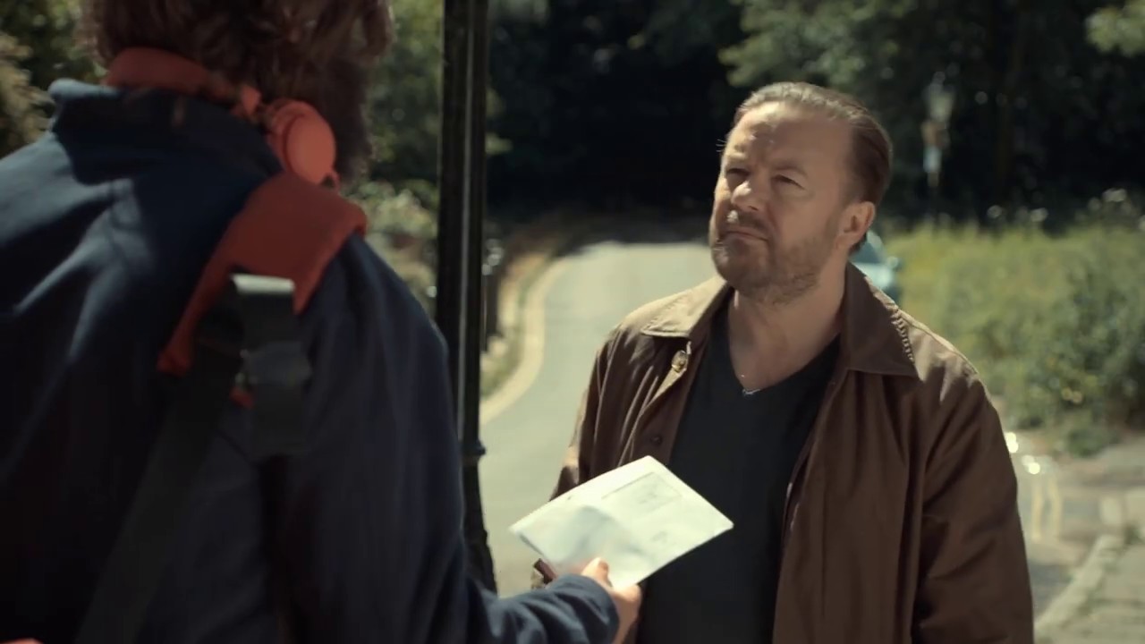 Postman - Netflix After Life Funny Moments - YouTube