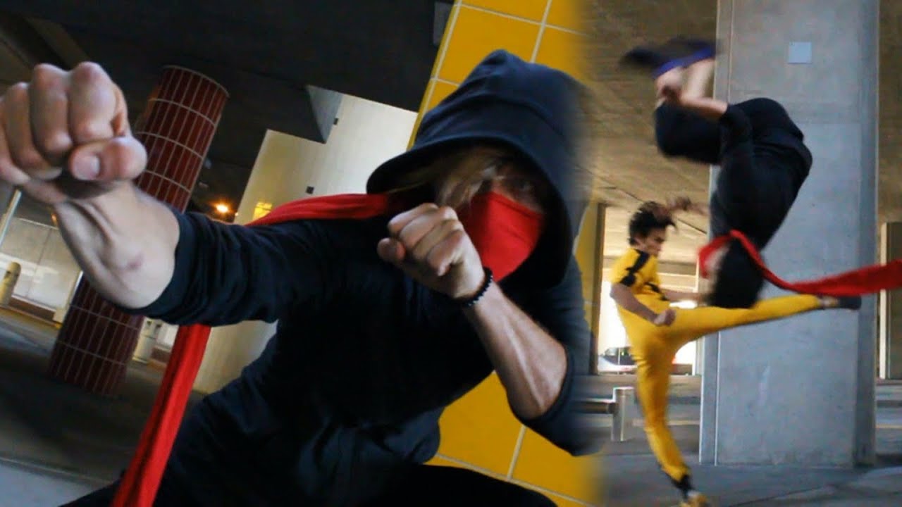 Jeet Kune do vs Tae Kwon Do Ninjutsu - YouTube