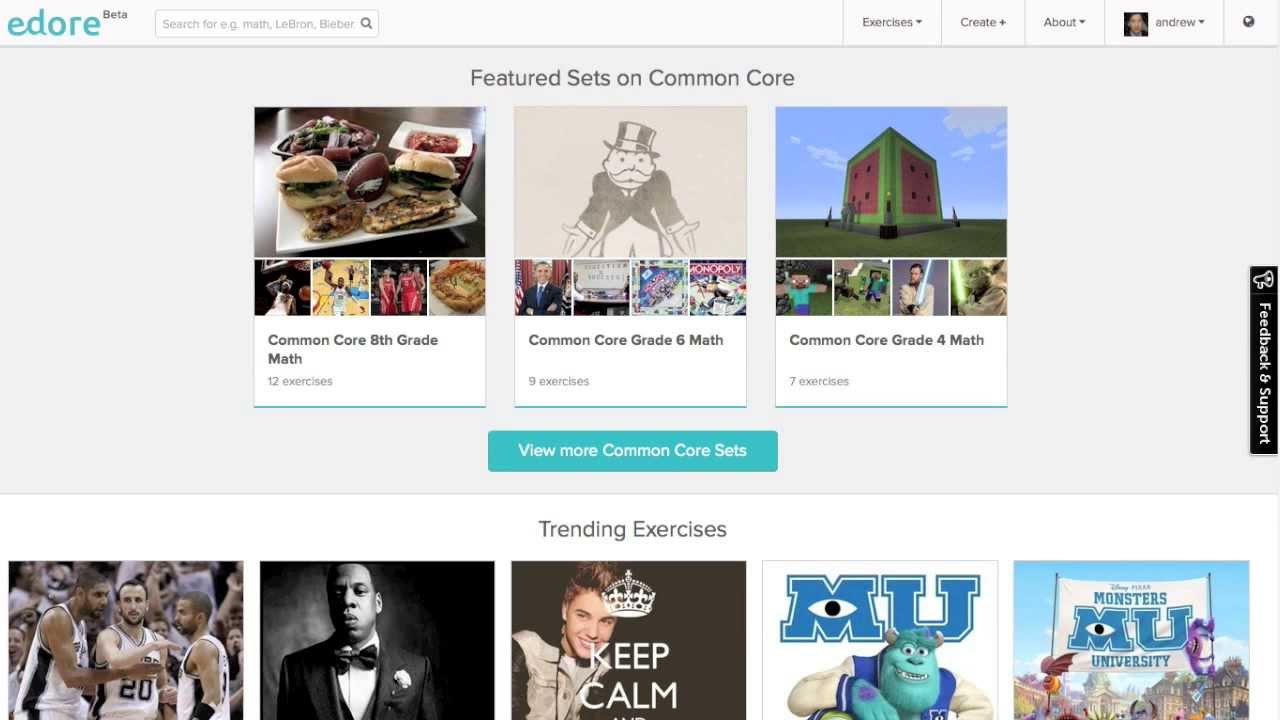Using Edore for Common Core - YouTube