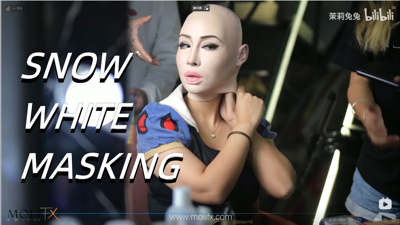 Snow White In Silicone Mask | Female Mask Transformation by MoliFX ...
