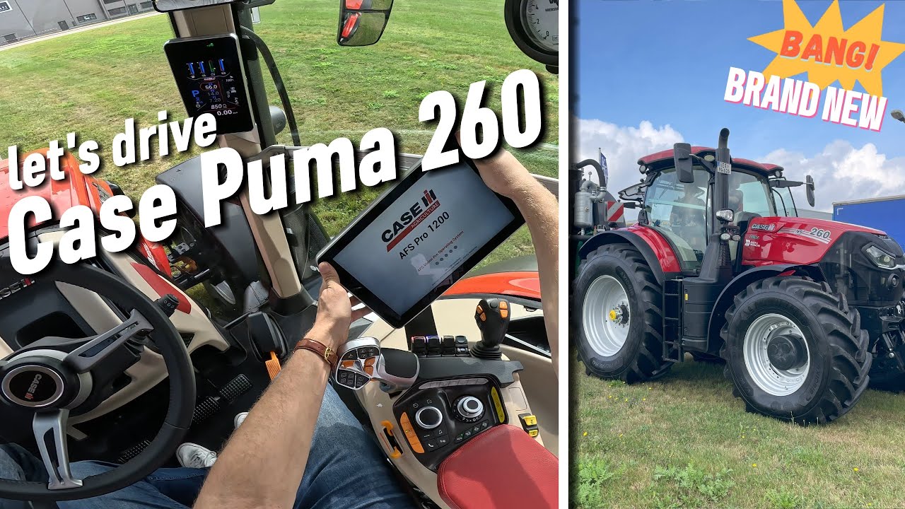 Let's drive 300 PS starken Case Puma 260 mit Hobby Knebel - YouTube