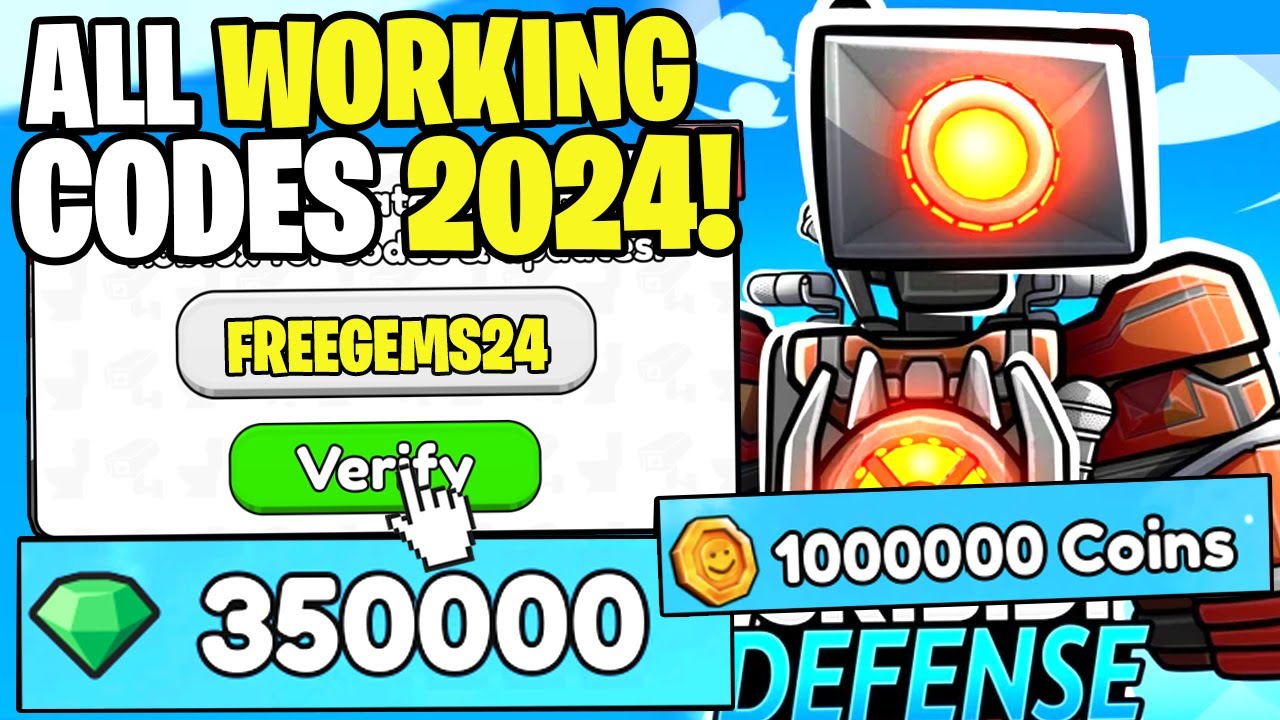 *NEW* ALL WORKING CODES FOR SKIBIDI TOWER DEFENSE IN 2024! ROBLOX SKIBIDI TOWER DEFENSE CODES ...