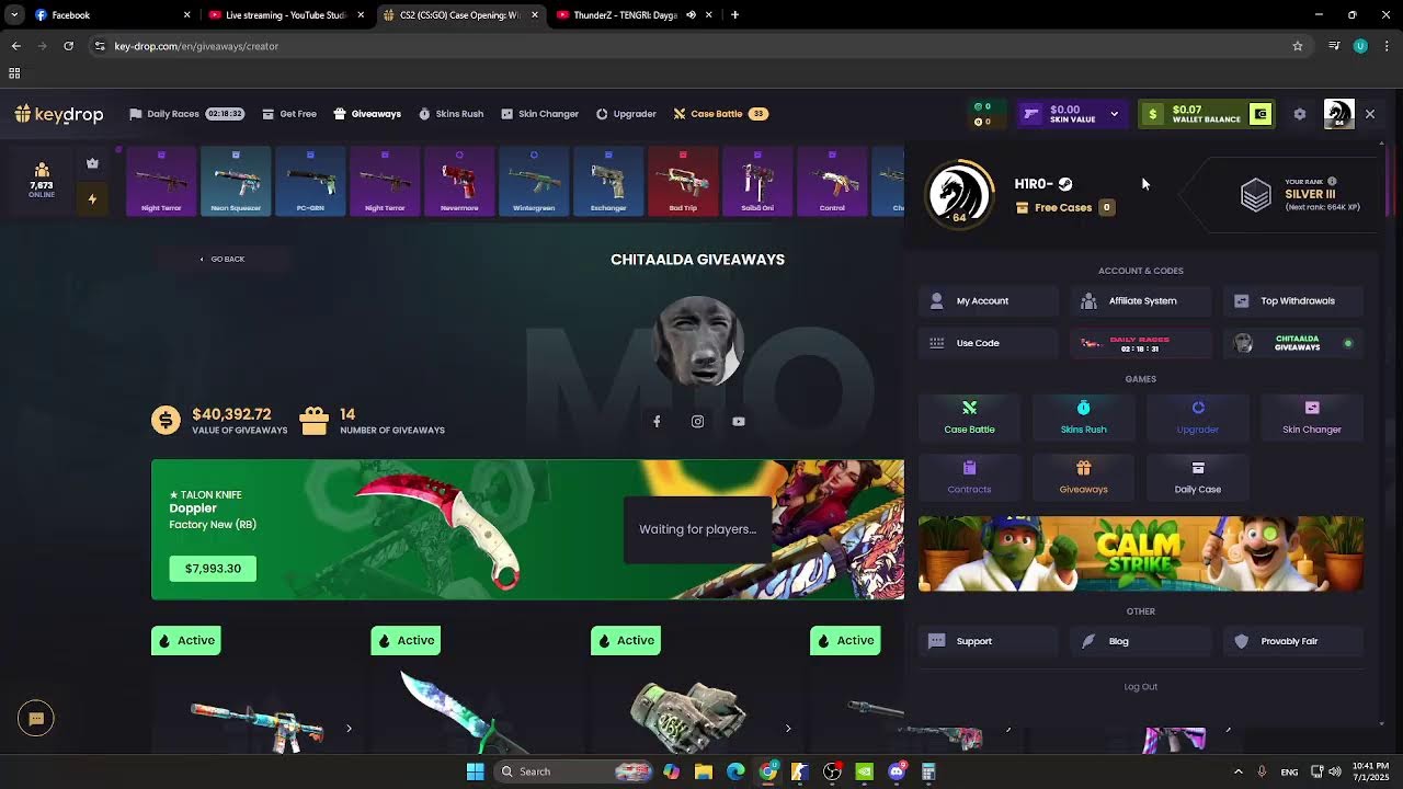 Ukashi Hiro Live Stream - YouTube