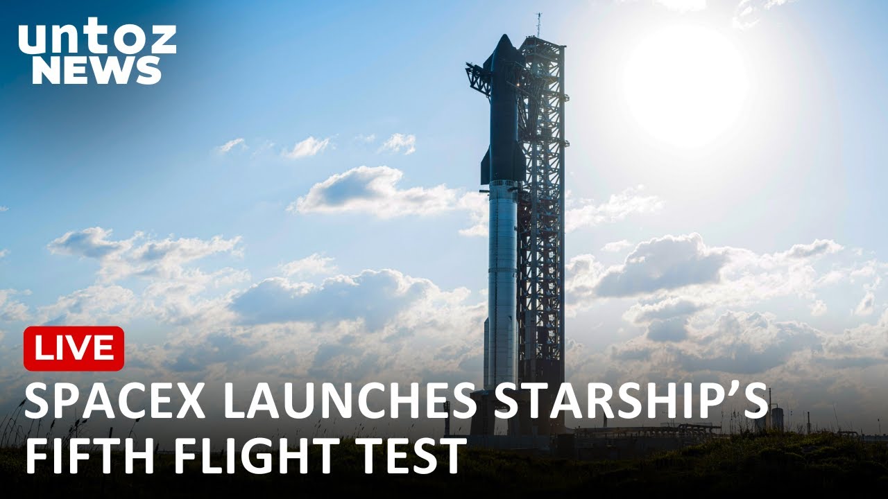 WATCH LIVE: SpaceX launches starship’s fifth flight test, attempts to ...