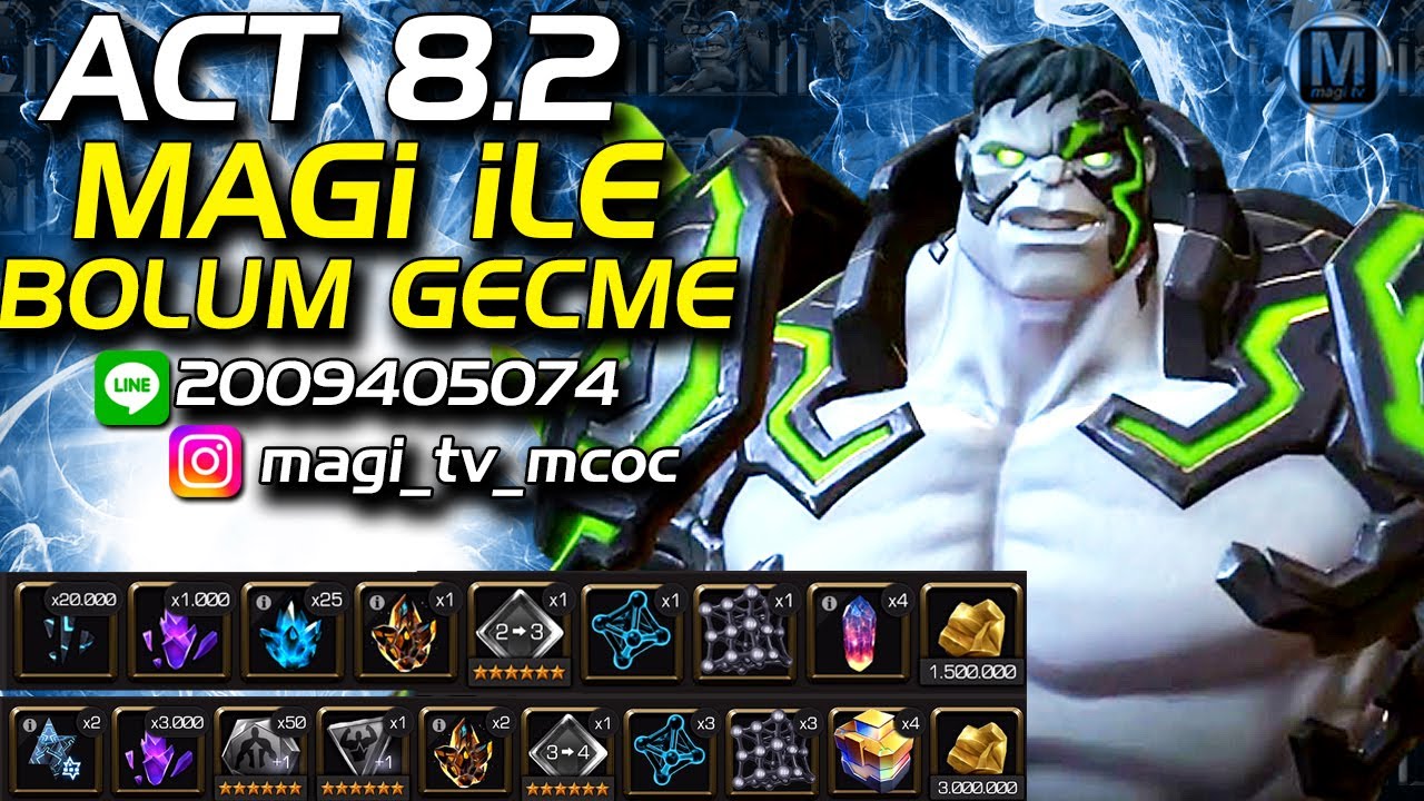 🔴MCOC - MAGİ İLE BÖLÜM GEÇME SERİSİ - MARVEL ŞAMPİYONLAR TURNUVASI ...