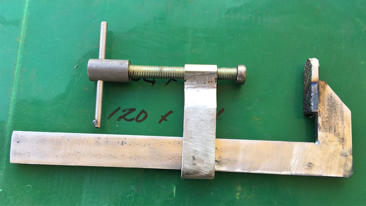 DIY F CLAMPS/HOMEMADE STEEL F CLAMPS - YouTube