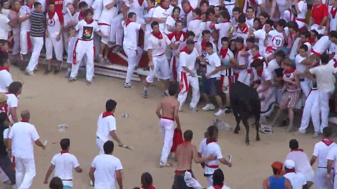 Bull Vs People Compilation - YouTube