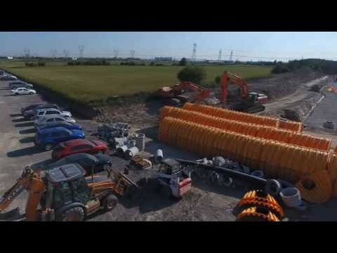 Stormtech Installation-Largest project in Canada - YouTube