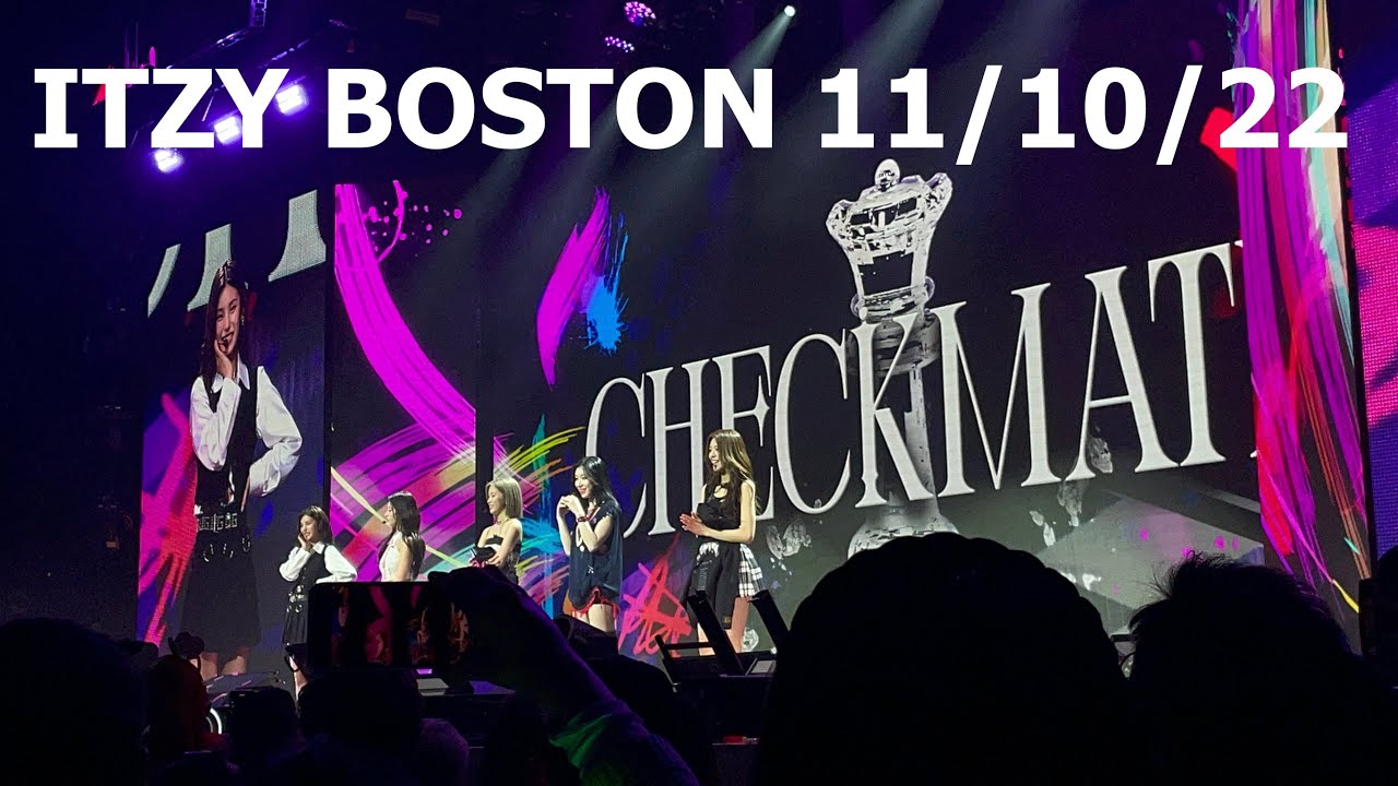 ITZY Checkmate Tour Boston vlog! 11/10/22 - YouTube