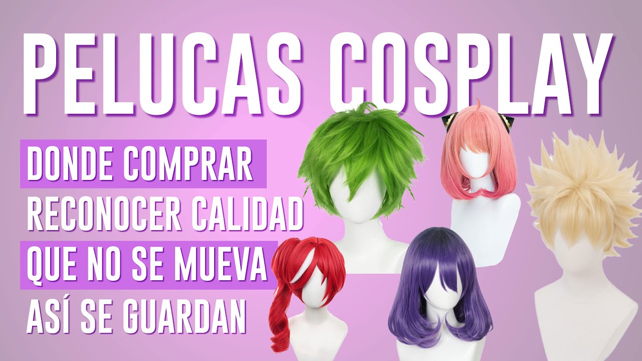 Todo lo que debes saber sobre pelucas para cosplay 💁‍♀️👑 - YouTube