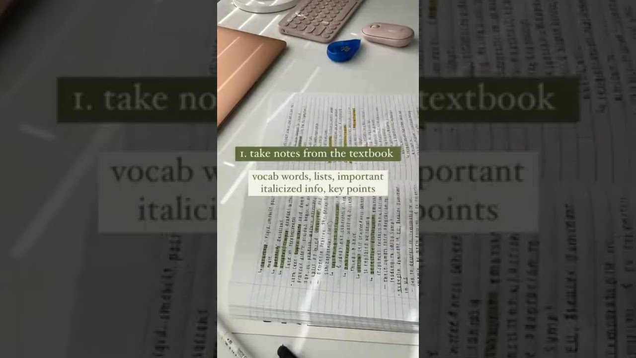 how I study for an open note quiz ||كيف أدرس من أجل اختبار ملاحظة مفتوح ...