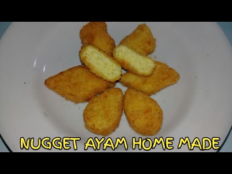 NUGGET AYAM HOME MADE ANEKA BENTUK - YouTube