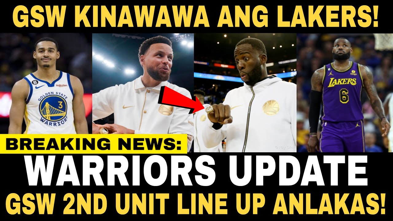 WARRIORS KINAWAWA ANG LAKERS TINAMBAKAN! GSW 2ND UNIT LINE UP ANLAKAS ...