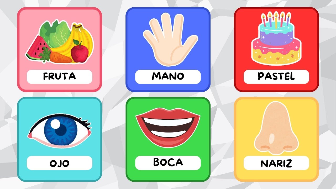 🎉 Vocabulario en Español para Niños de Preescolar 🧸 Educational ...