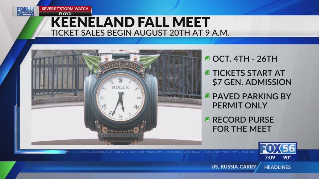 Keeneland announces 2024 Fall Meet tickets: What to know - YouTube