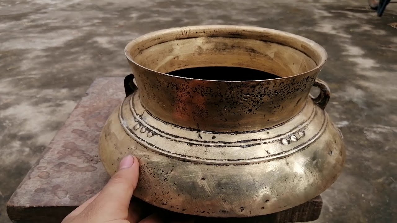 Restoration Ancient Copper Pot With Skills - YouTube