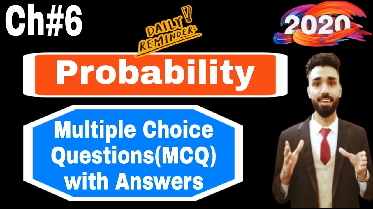 Probability Multiple Choice Questions(MCQ) in 2020 | Conditional ...