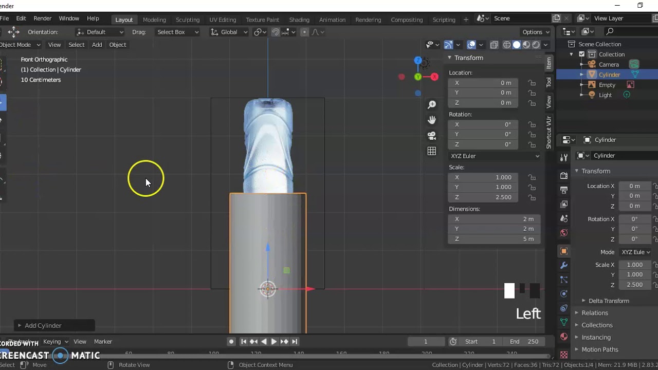 MODELADO EN BLENDER DE COHETE - BOTELLA PT1 - YouTube