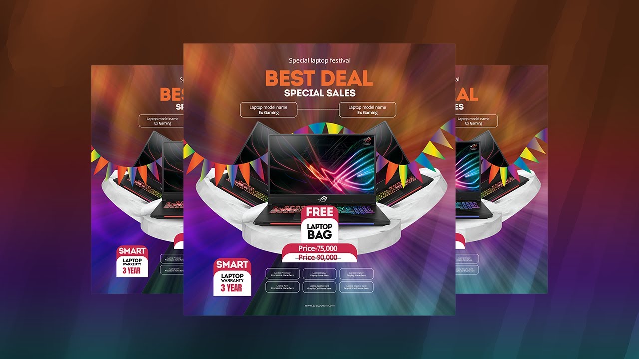 How To Design A Product Social Media Post - Adobe Photoshop ...