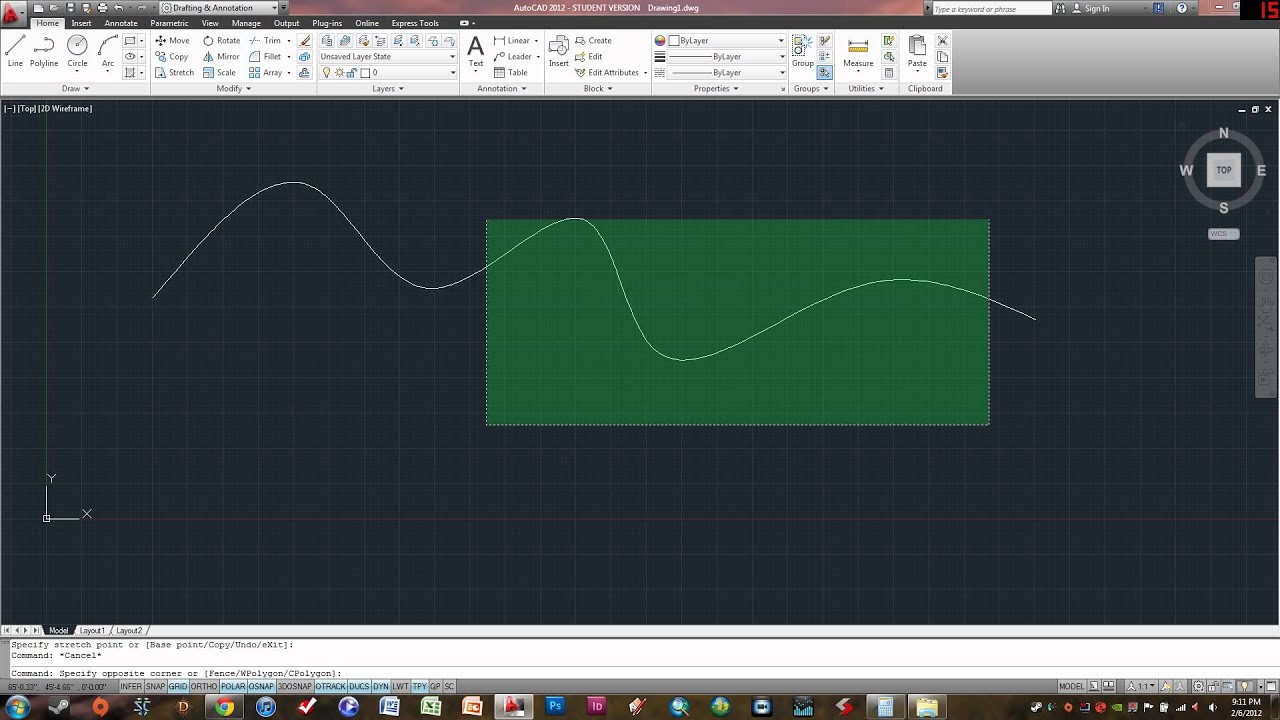 AutoCAD 2012 SPLINE Tool.mp4 - YouTube