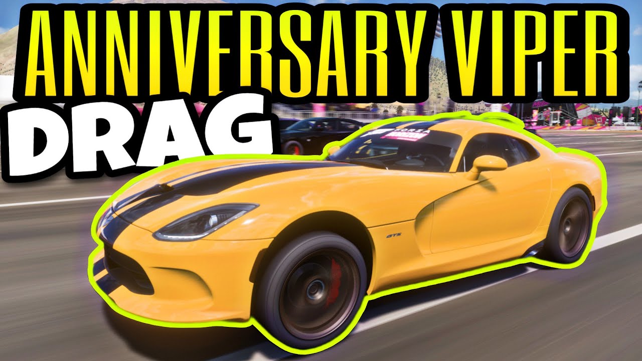 FORZA HORIZON 5 - ANNIVERSARY VIPER (DRAG TUNE) 1,300HP** - YouTube