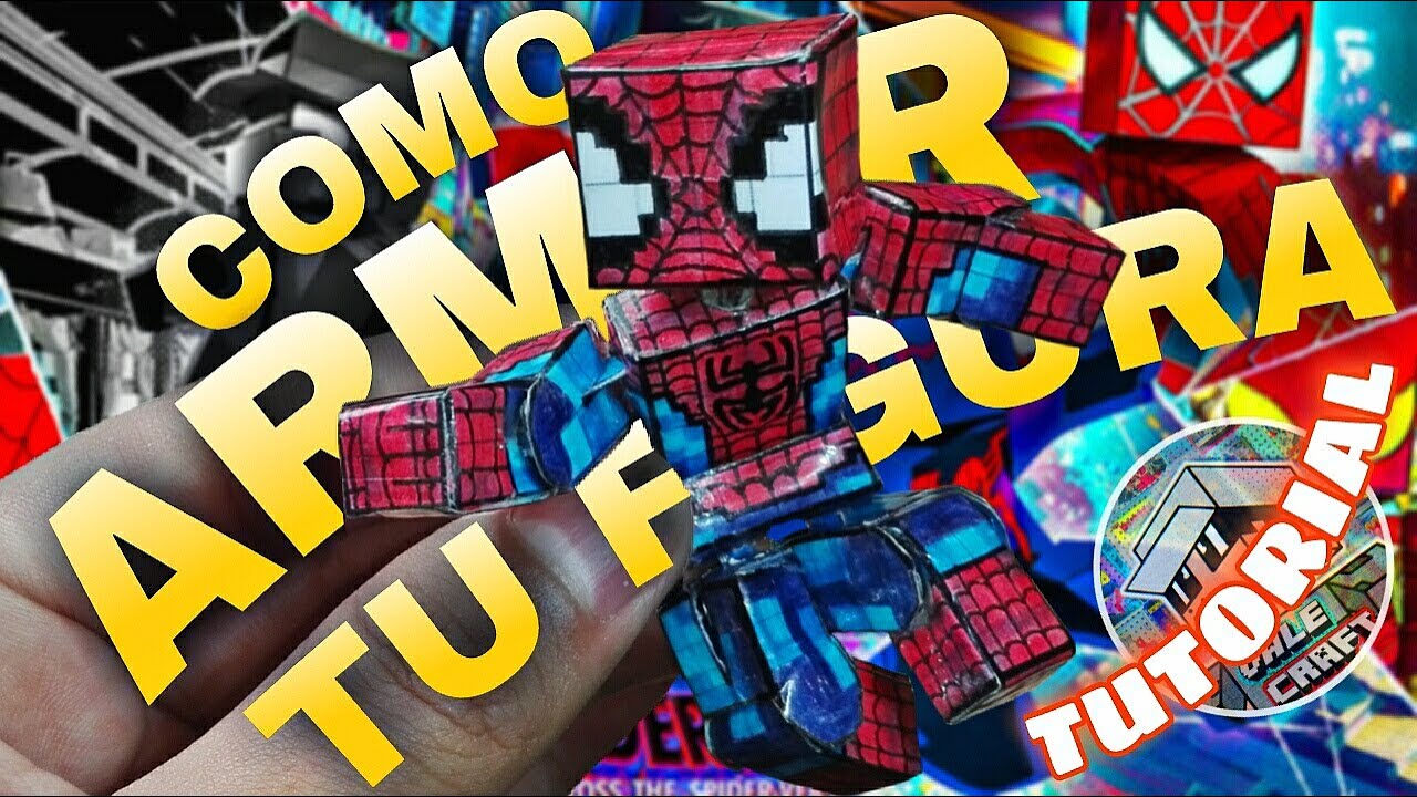 Como hacer tu figura de acción versión minecraft de papel con ...