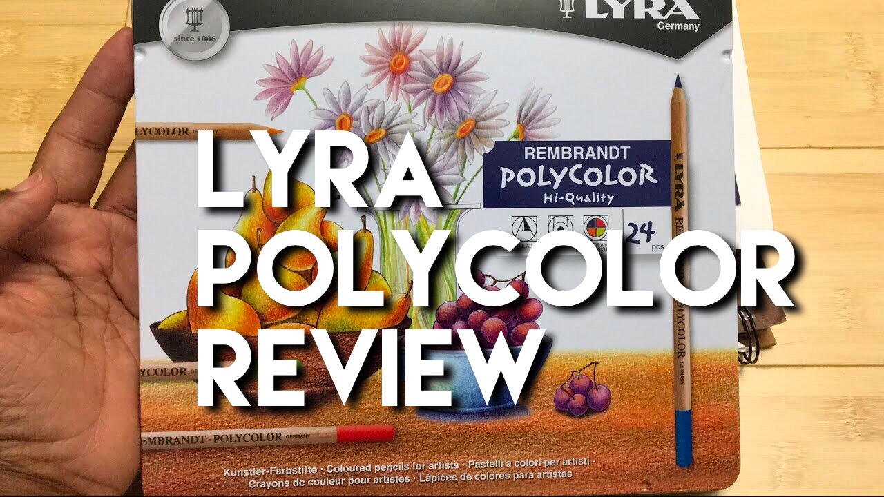 LYRA Rembrandt Polycolor Colored Pencil Review for adult coloring and ...