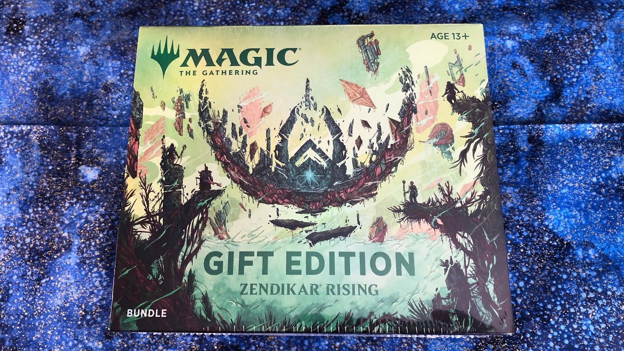 ASMR Magic Zendikar Rising Gift Edition Bundle Unboxing & Pack Opening ...