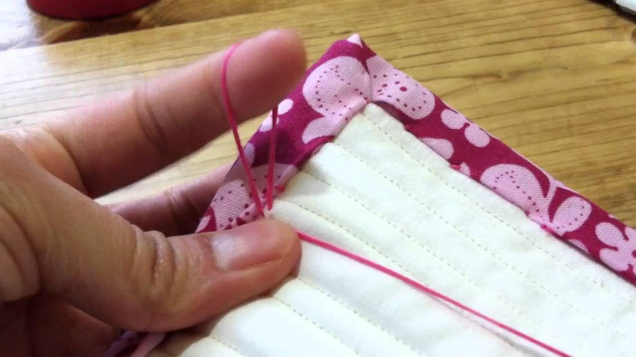 How to Tie Off a Blind Stitch - YouTube