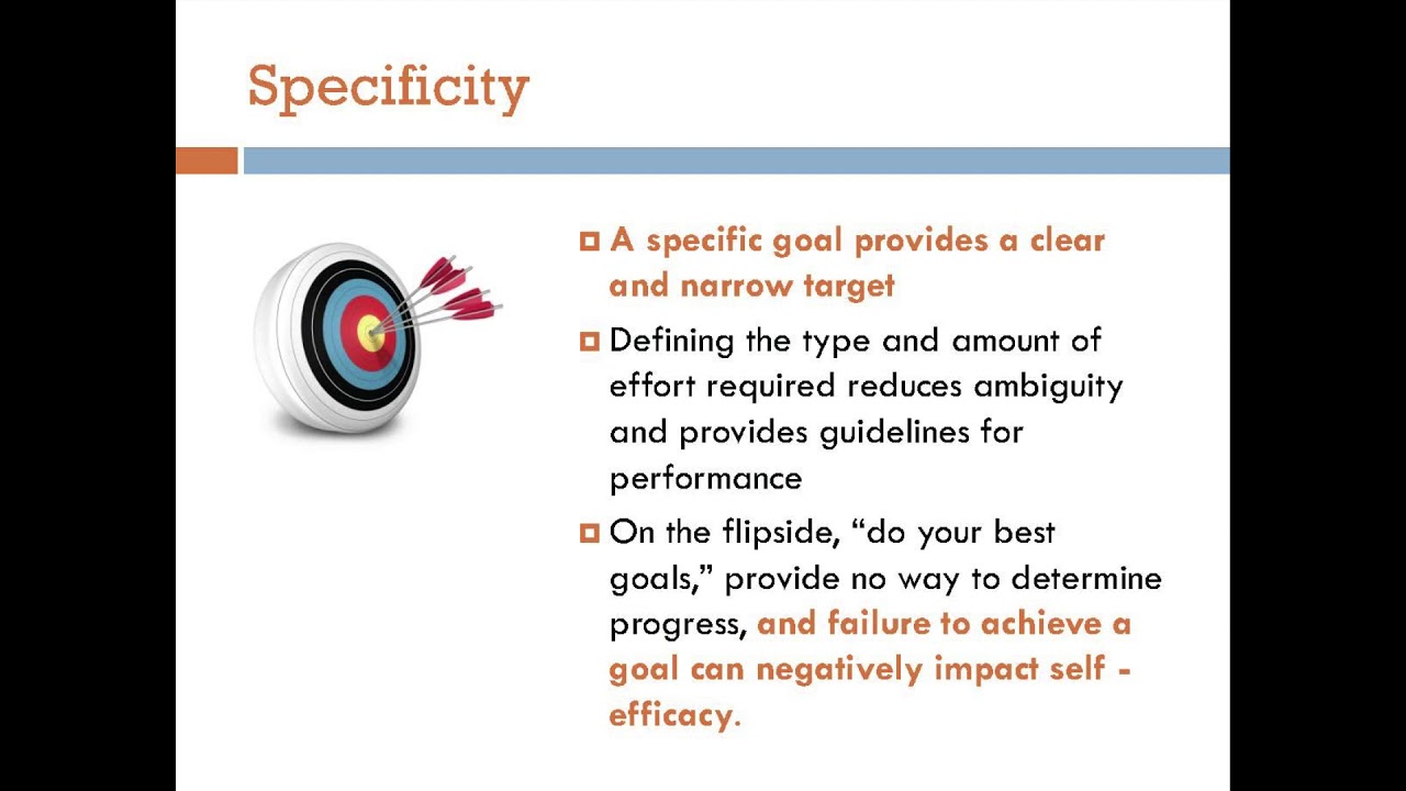 Goal Setting Lecture Part 1 - YouTube