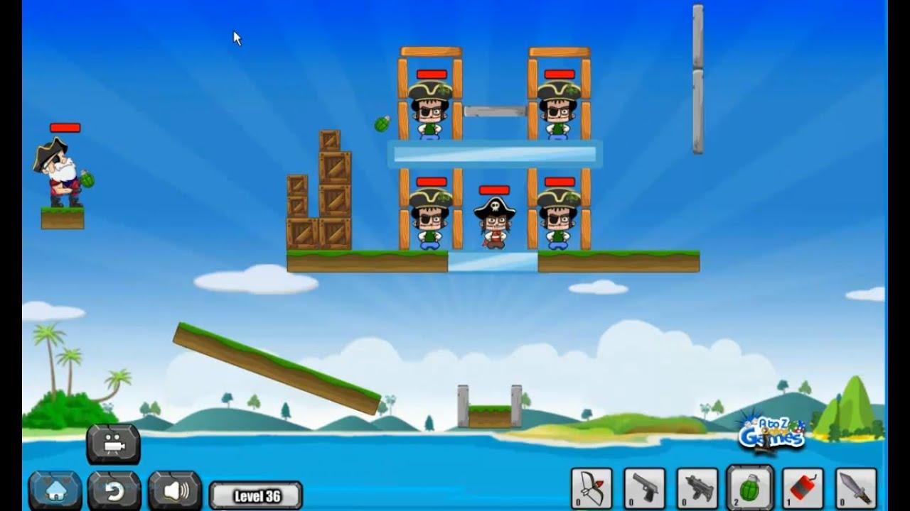 Super pirate adventure walkthrough full 36 levels - YouTube