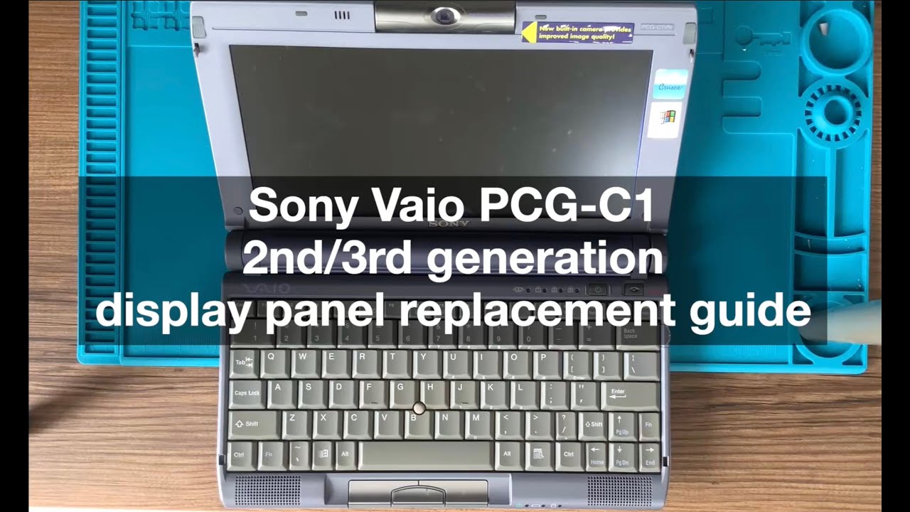 Sony Vaio PCG-C1 Screen Replacement Guide - YouTube