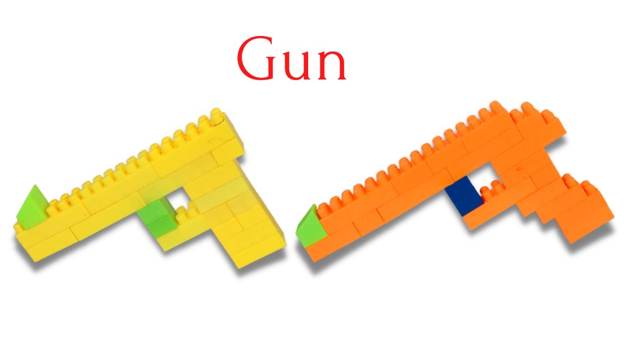 Gun/Blocks Building Gun/Building blocks for kids/Blocks Gun/Lego/Blocks ...