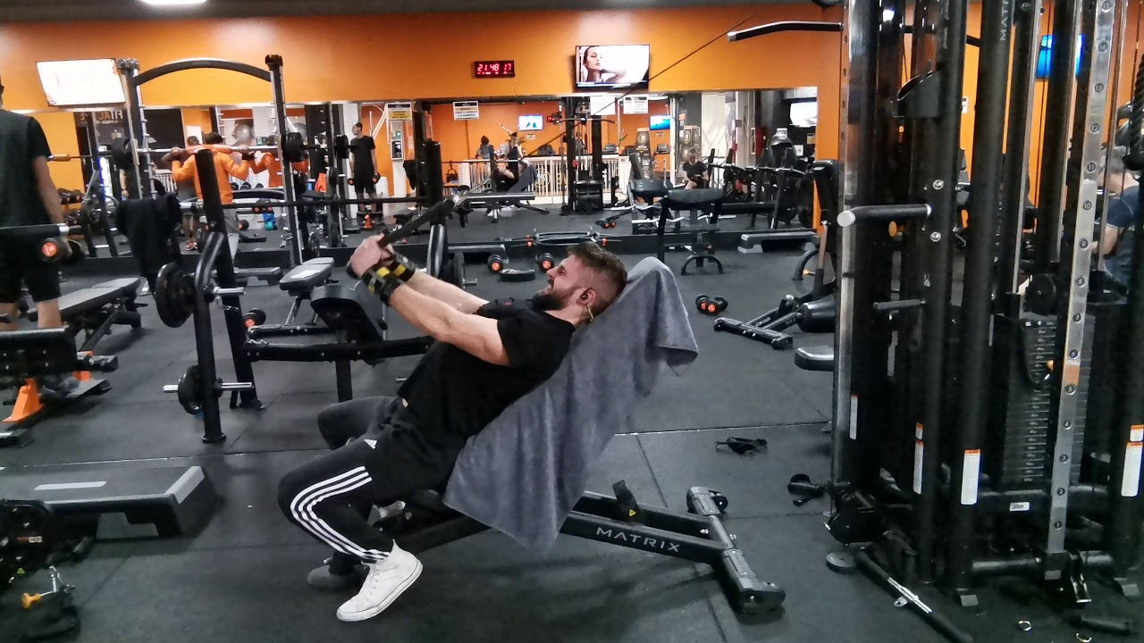 Pullover corda al cavo alto su inclinata - YouTube