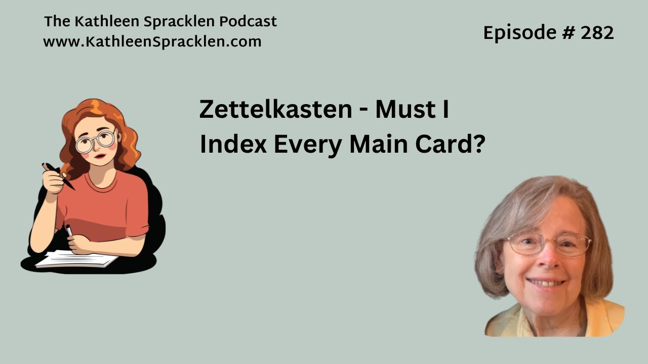 Zettelkasten - Must I Index Every Main Card? - YouTube